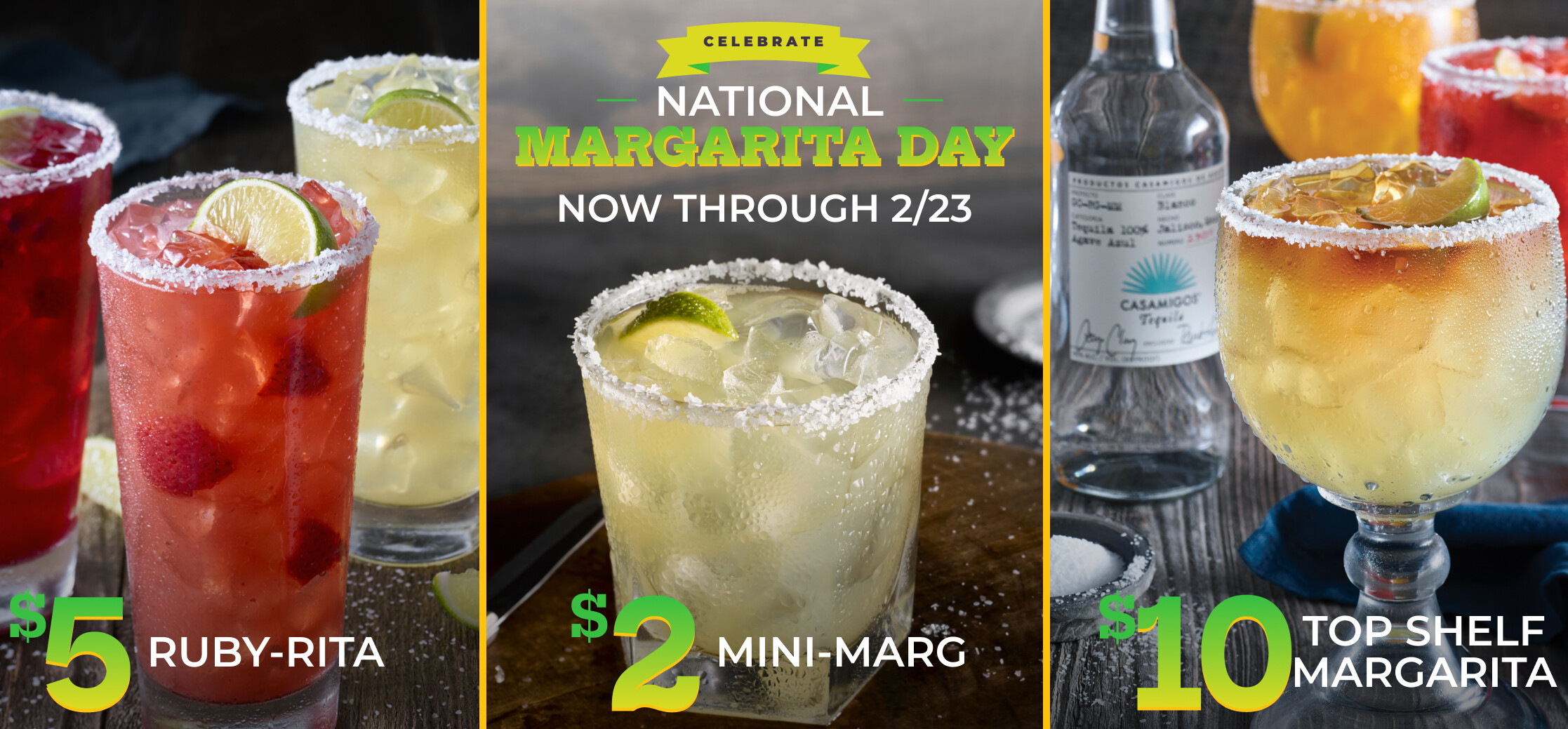 Celebrate National Margarita Day Now thru Sunday - Ruby Tuesday