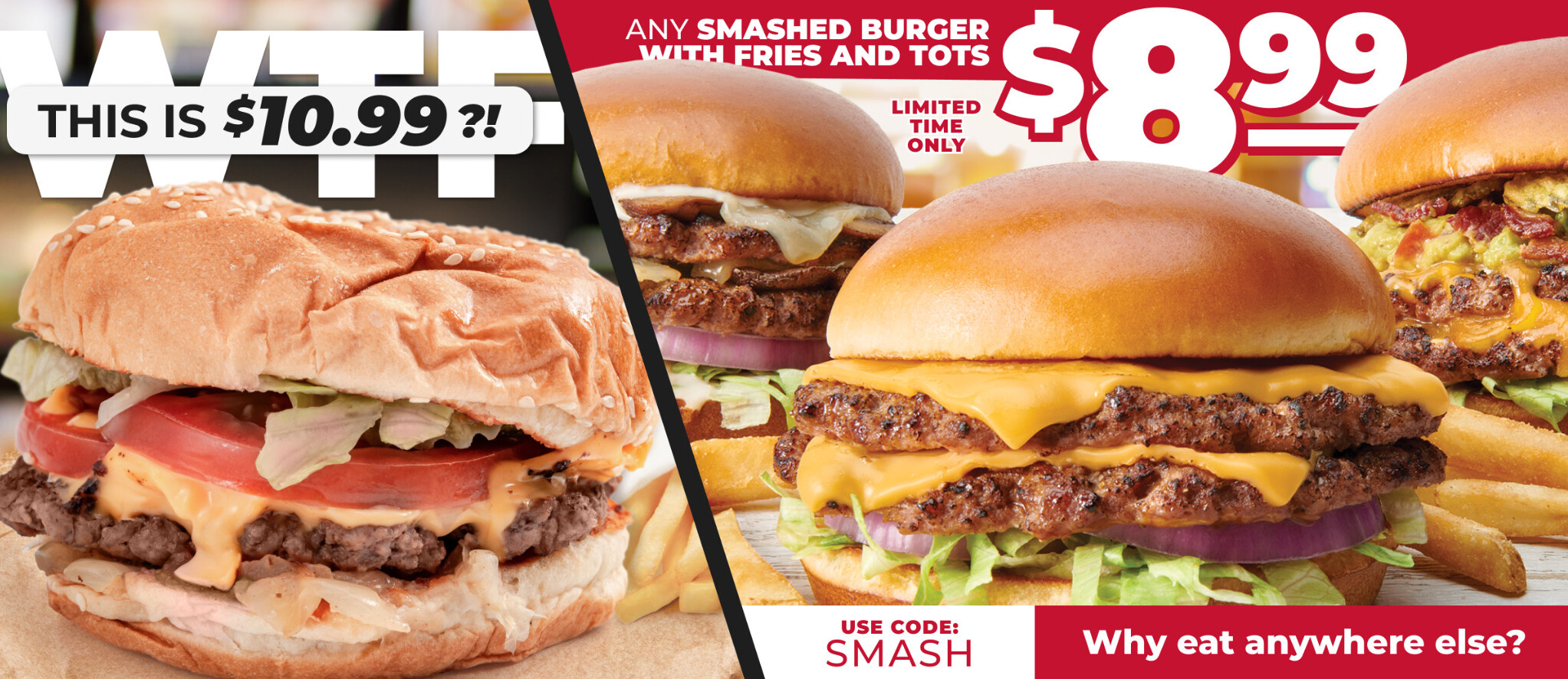 Beat Fast Food with $9.99 Weekend Deals